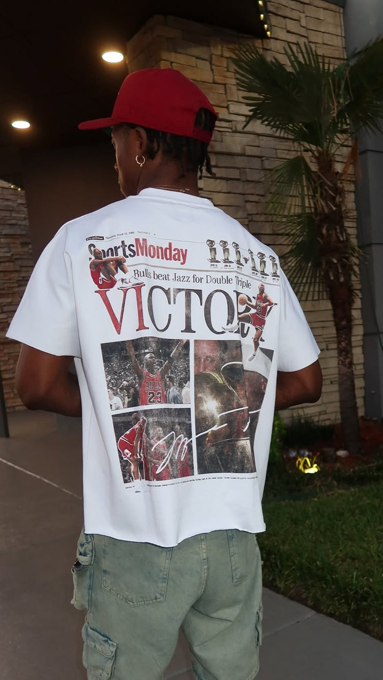 Shaq Money Talk Boxy T-shirt Streetwear Y2K